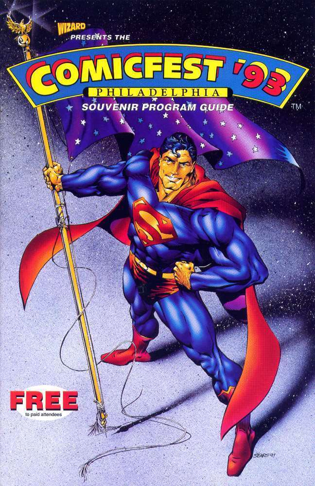 Comicfest #1993 FN; Wizard | Bart Sears Superman Philadelphia - we ...