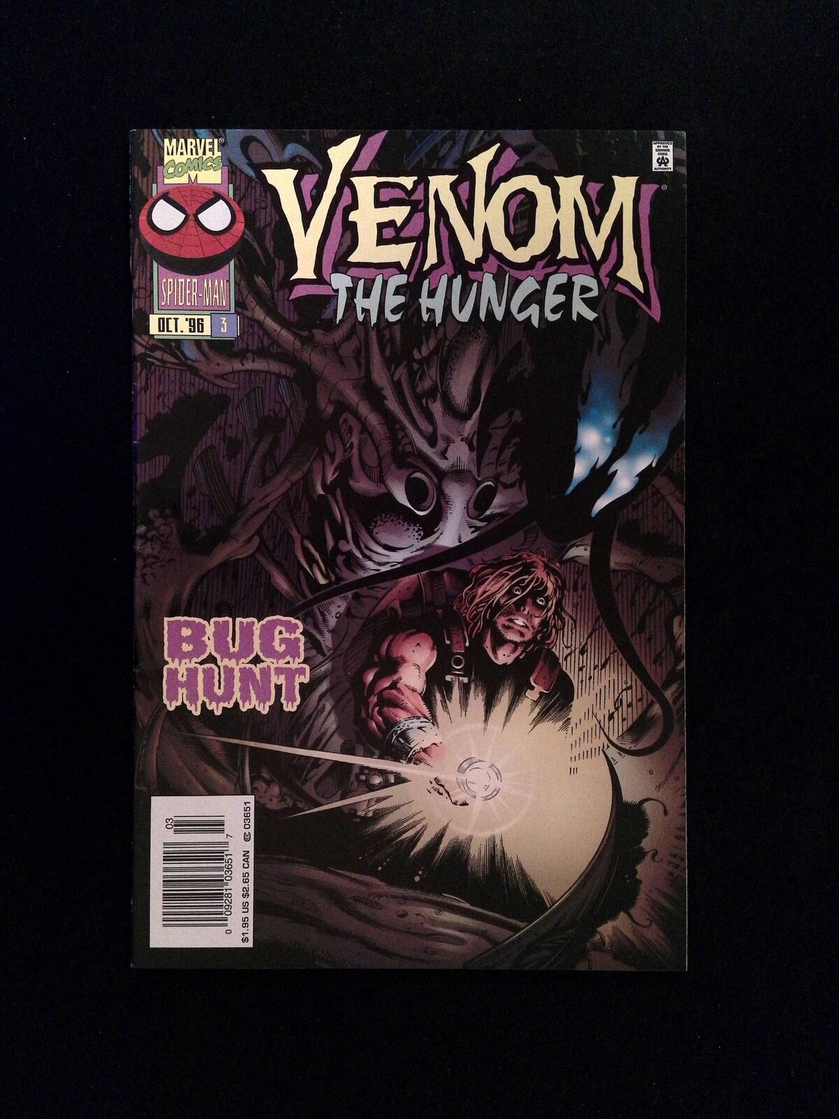 Venom The Hunger #3 MARVEL Comics 1996 VF+ NEWSSTAND | Comic Books ...