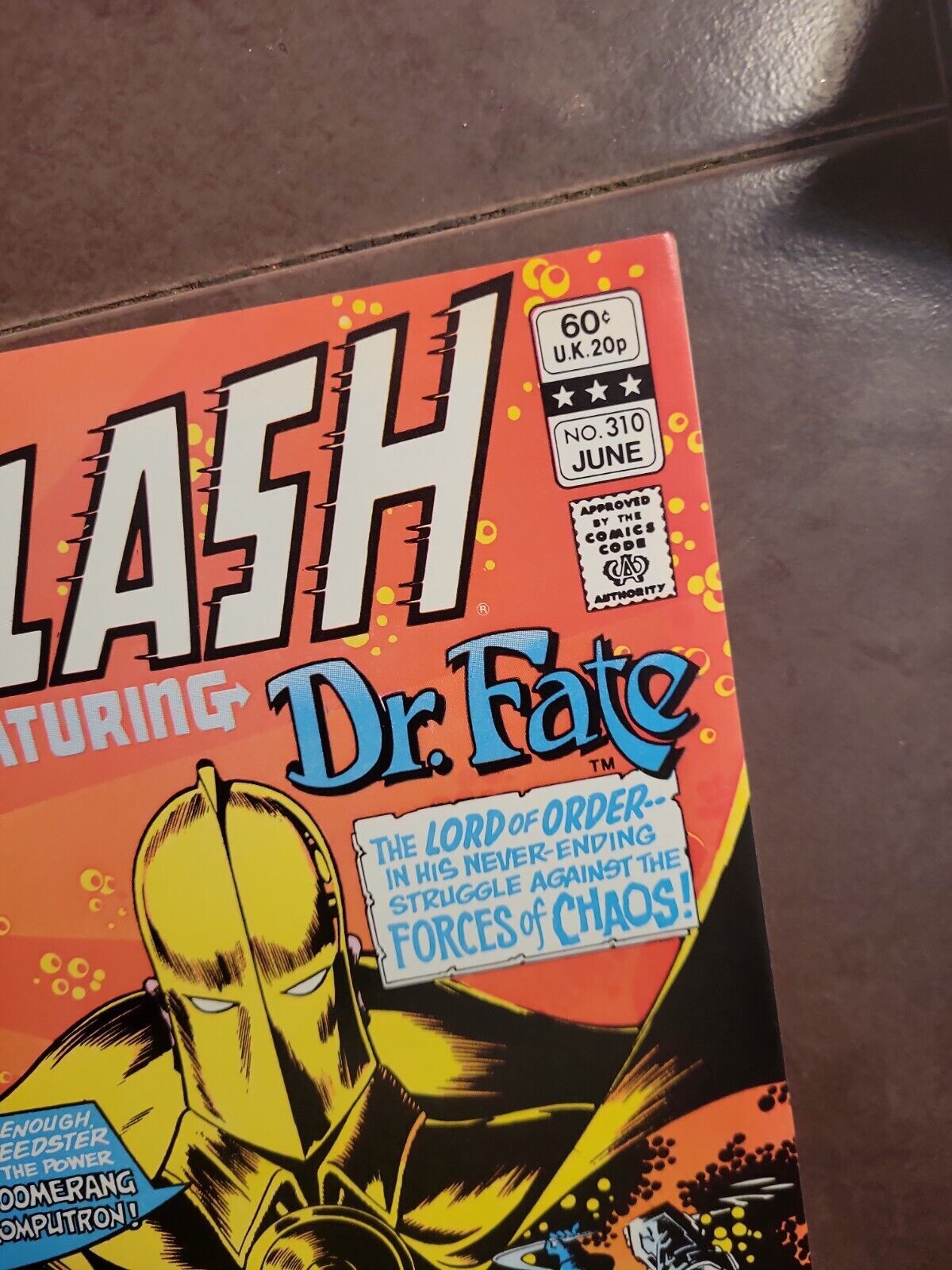 Flash 310 Colonel Computron Dr. Fate of the Justice Society! Nm 1982 DC ...