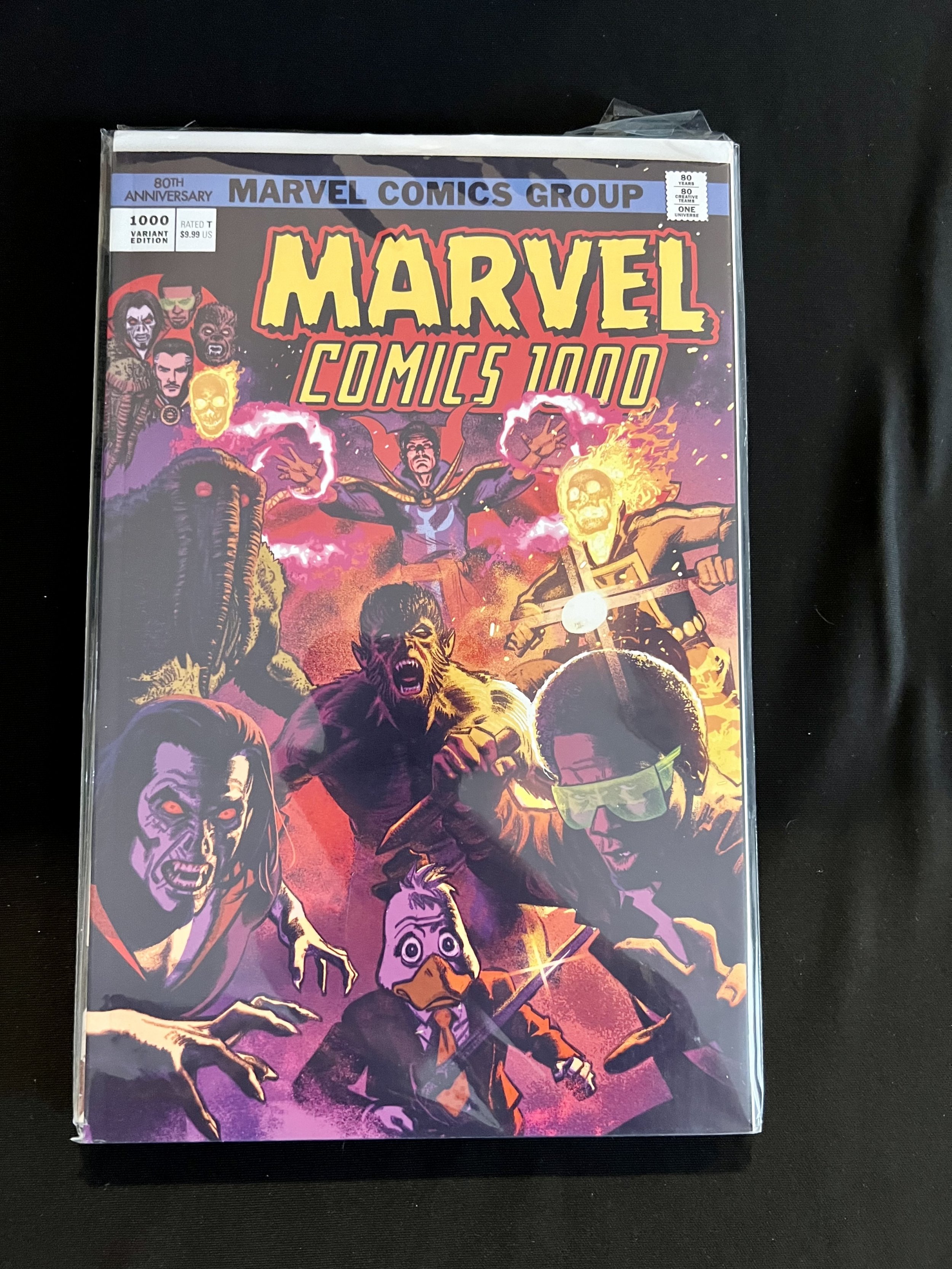 Marvel Comics #1000 Comic Book [Greg Smallwood 1970's Variant Cover ...