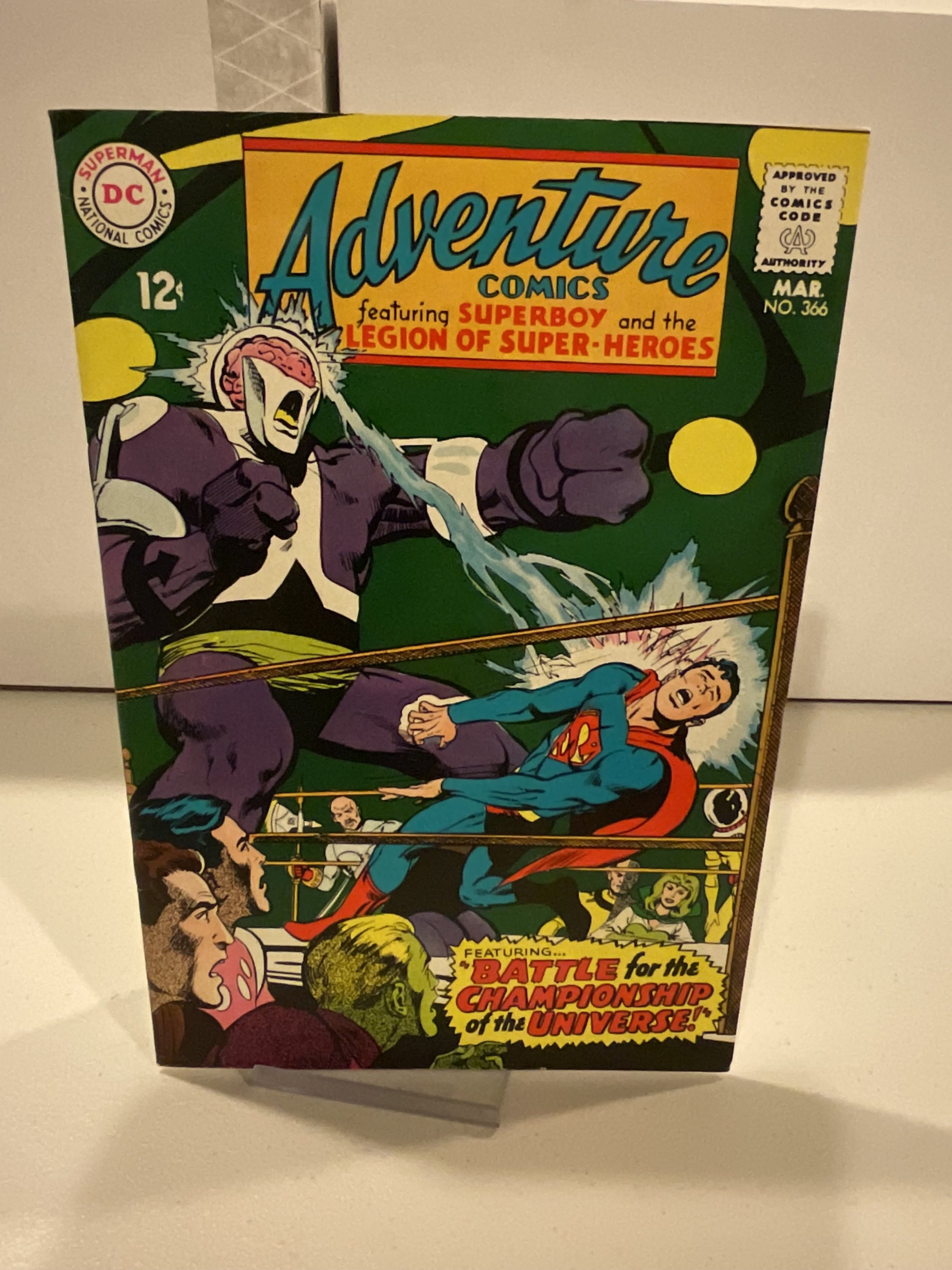Adventure Comics #366 1968 F/VF Nice Copy! Superboy! Legion! Neal Adams ...