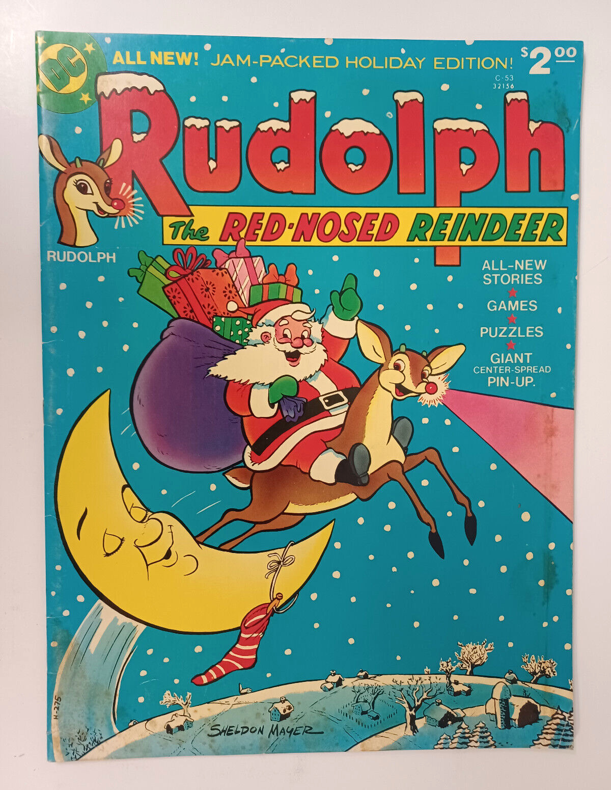 Rudolph the Red-Nosed Reindeer Treasury Edition C-53 - 10x14" Oversized ...
