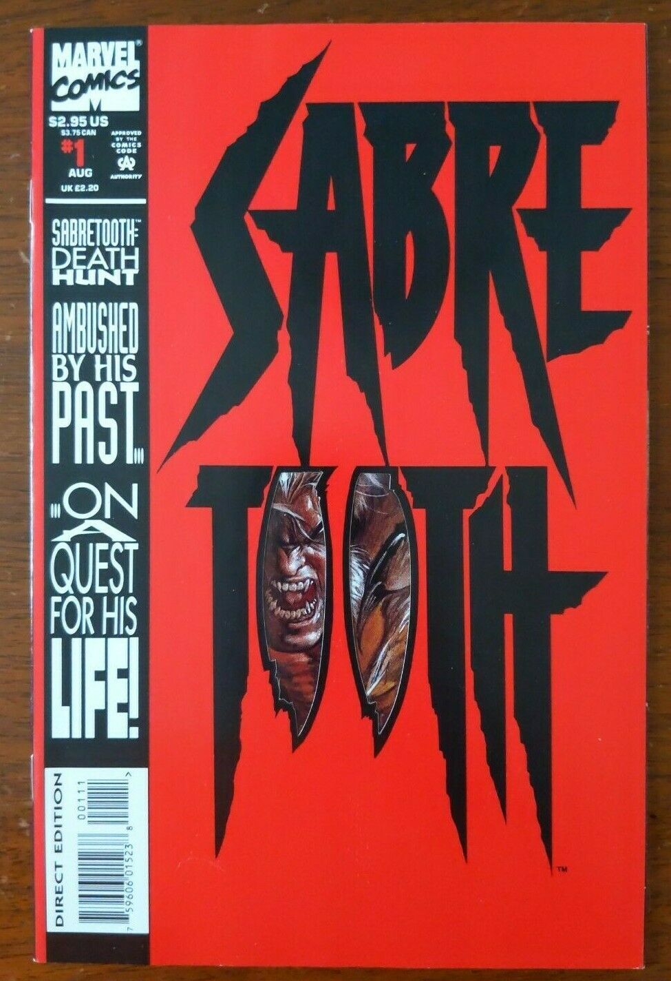 Sabretooth: Death Hunt #1 - Die Cut Cover Mystique Wolverine Larry Hama ...