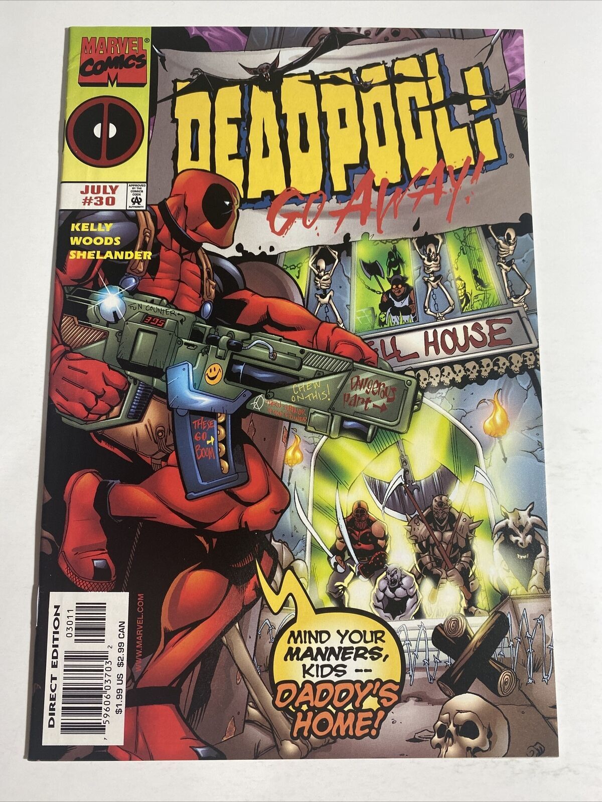 DEADPOOL 30 Joe Kelly Walter Mcdaniel Marvel Comics 1997 Liefeld X ...