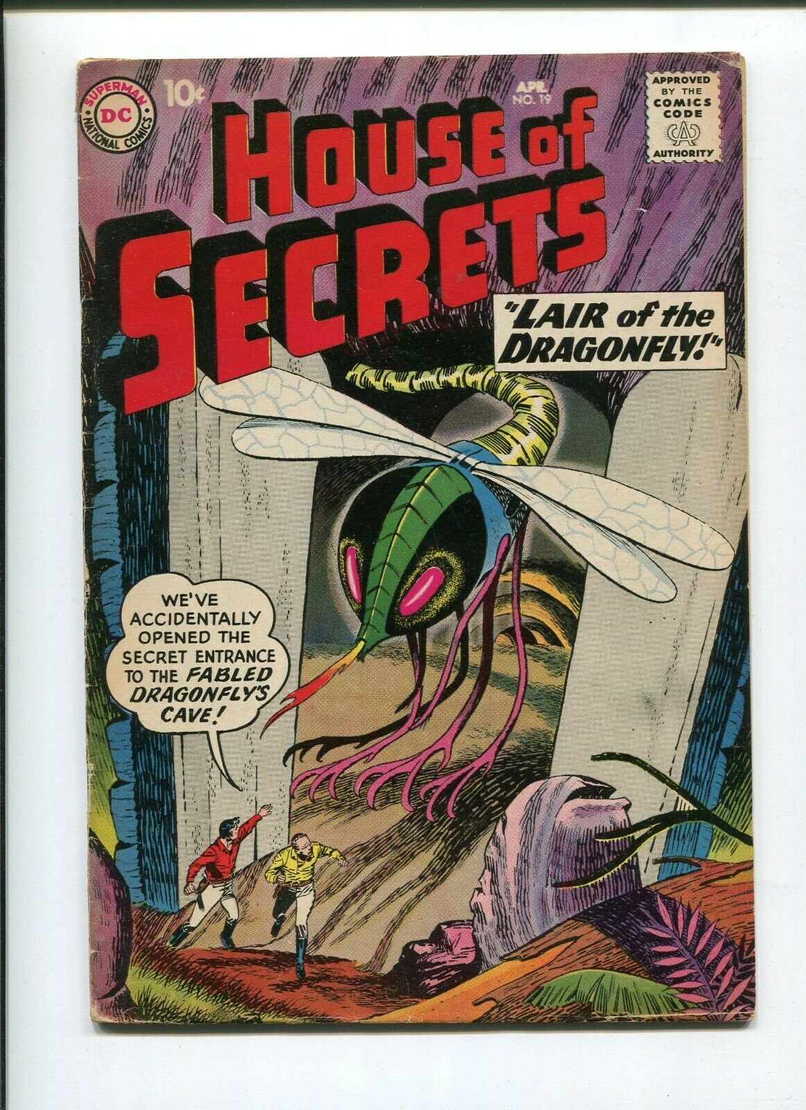 House of Secrets #19 (4.0) 1959 Lair of the Dragonfly | Comic Books ...