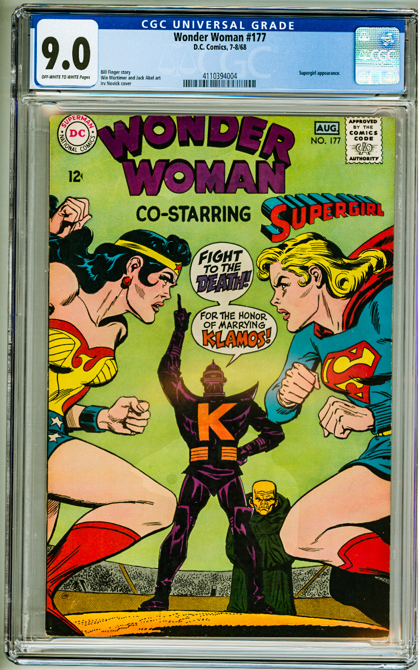 Wonder Woman #177 (1968) CGC 9.0! OWW Pages! | Comic Books - Silver Age ...