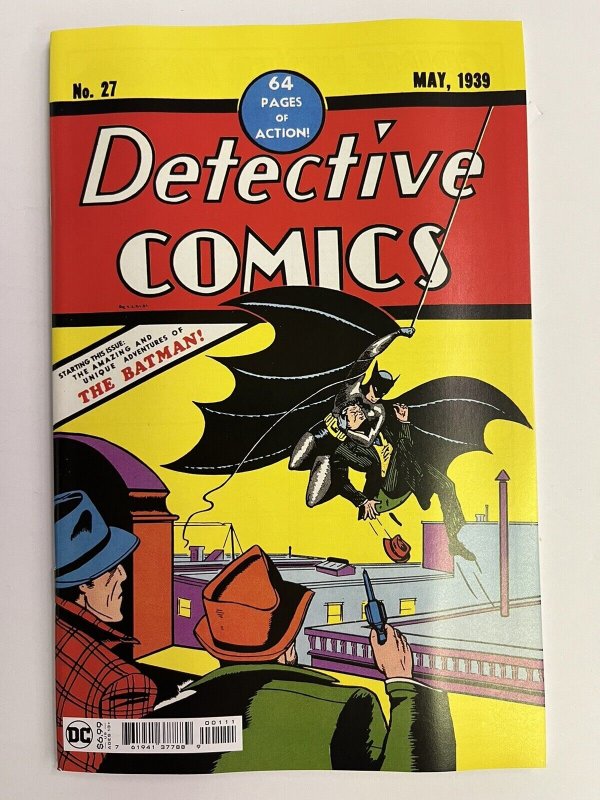 Detective Comics #27 Facsimile 2022 1st Appearance Batman DC Comics ...