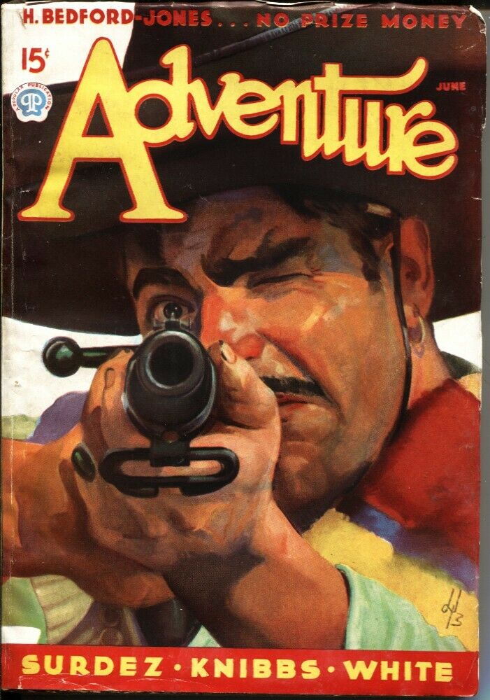 Adventure-June 1937-Spanish Bandit Cover by David Berger--H Bedford ...