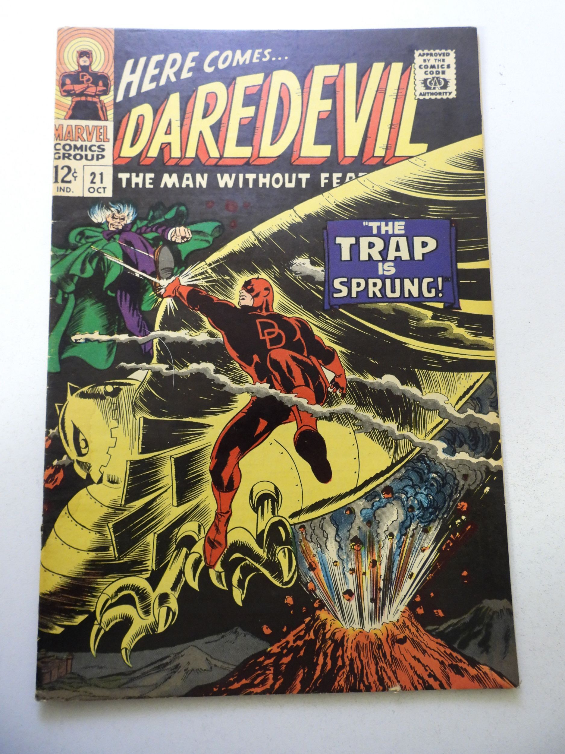 Daredevil #21 (1966) VG Condition Moisture stains | Comic Books ...