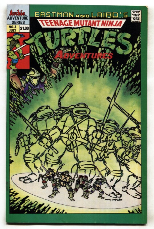 Teenage Mutant Ninja Turtles Adventures #3--1989--Comic Book--Archie ...