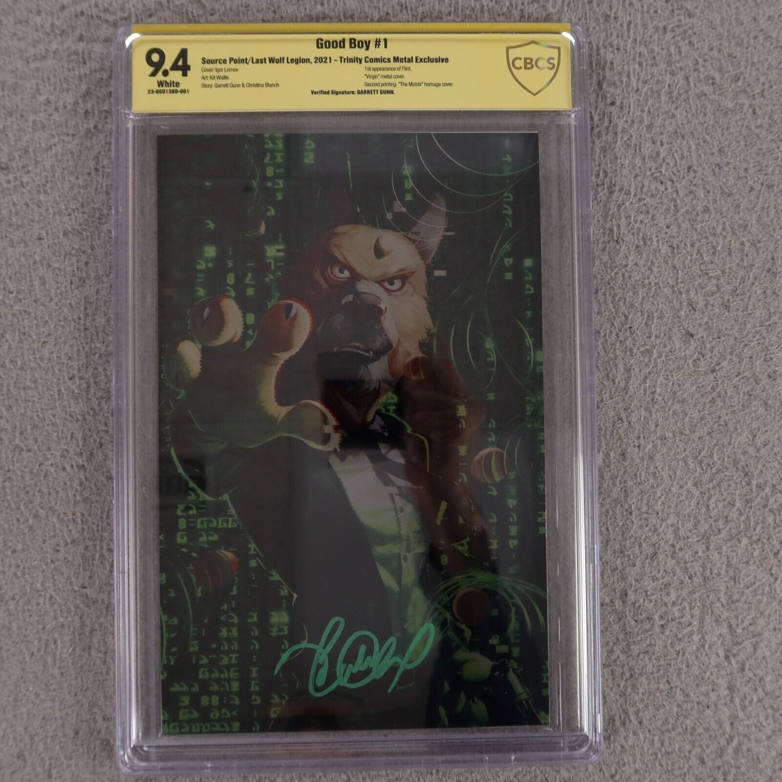 Good Boy #1 Virgin Metal Igor Lomov Matrix Homage Garrett Gunn SS 2021 ...
