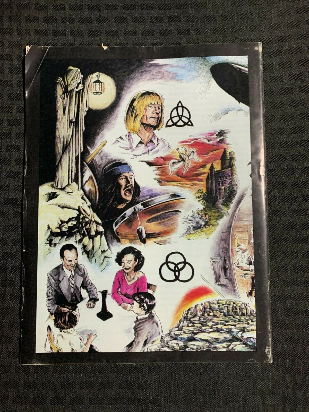 1990 ROCK N ROLL COMICS Magazine #6 FN- 5.5 Led Zeppelin / Van Halen ...