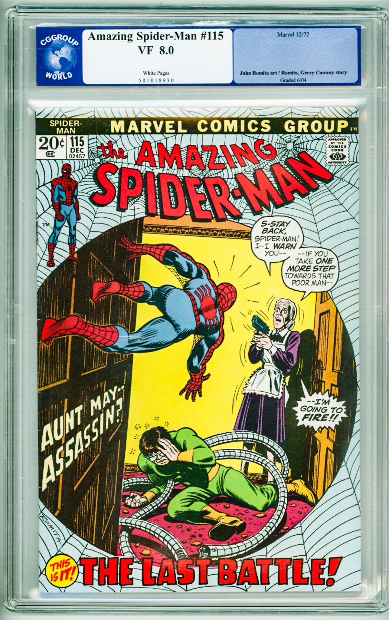 The Amazing Spider-Man #115 (1972) CGGROUP WORLD 8.0! | Comic Books ...