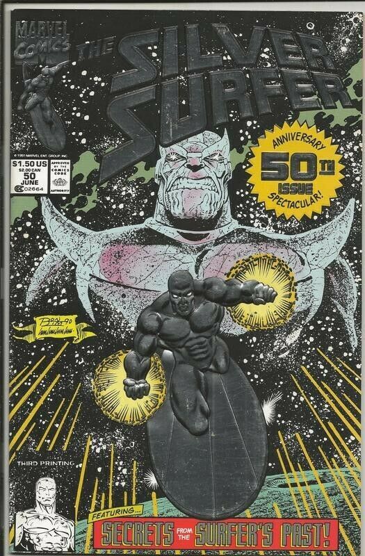 Silver Surfer #50 ORIGINAL Vintage 1991 Marvel Comics Thanos | Comic ...