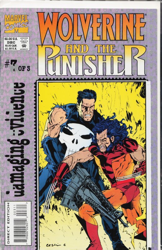 Wolverine and the Punisher: Damaging Evidence #3 (1993) Punisher ...