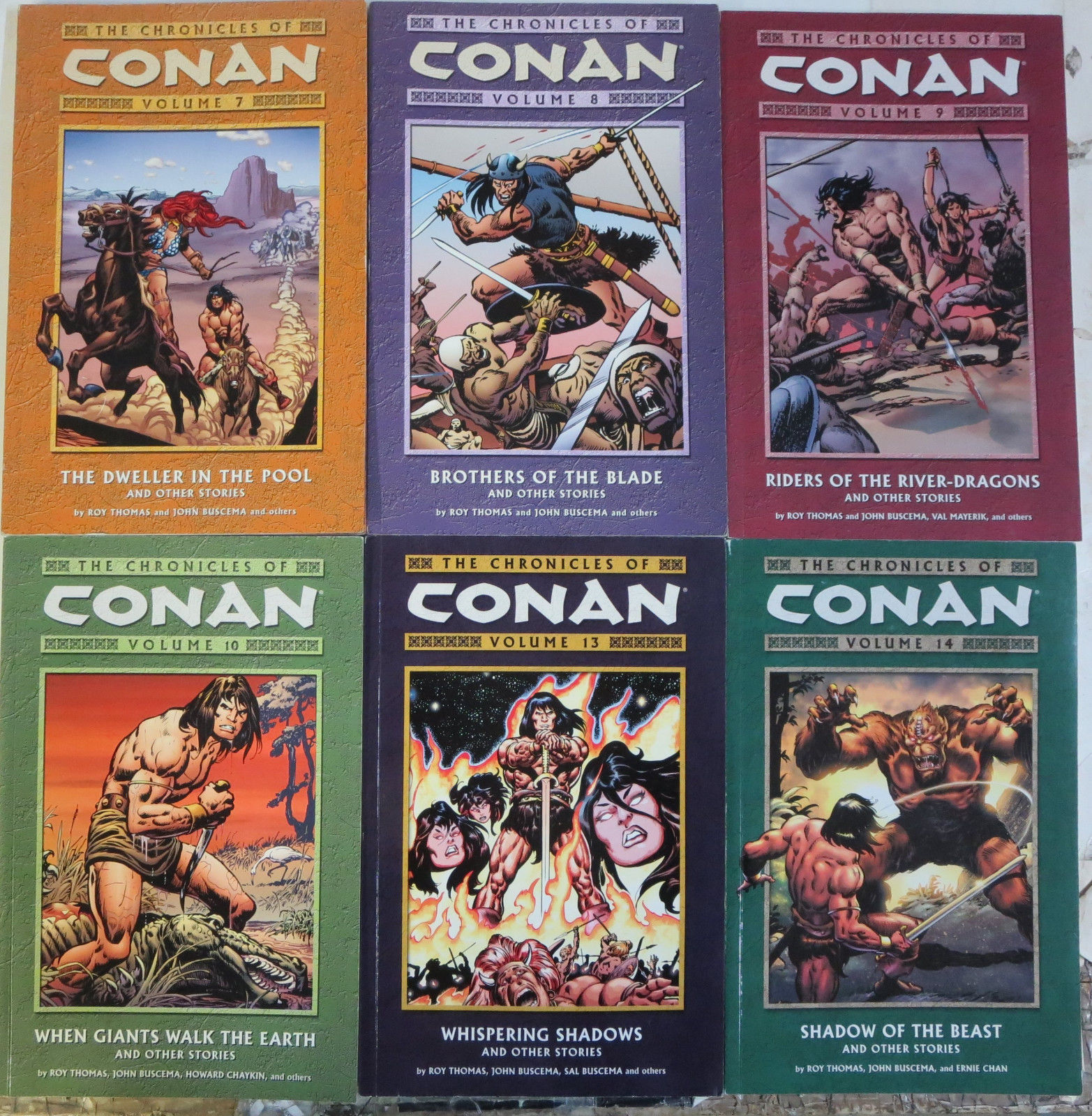 Chronicles of Conan the Barbarian Mega Library! Lot of 17Diff Dark ...