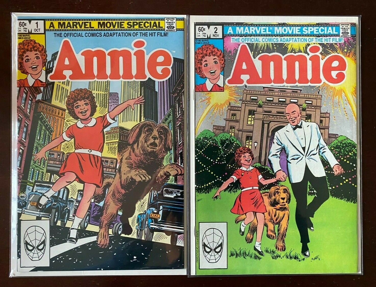 Annie set from:#1-2 Direct Marvel Movie Special 8.0 VF (1982) | Comic ...
