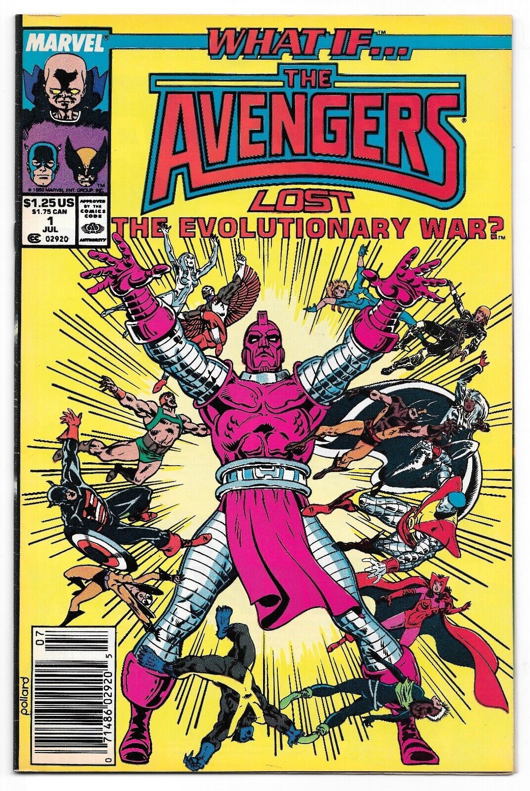 What If...? #1 Avengers Lost the Evolutionary War? (07/89) Marvel ...