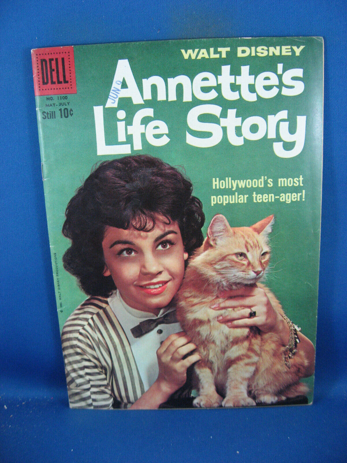 Four Color 1100 F+ Annette Life Story Dell Photo CVR 1960 | Comic Books ...