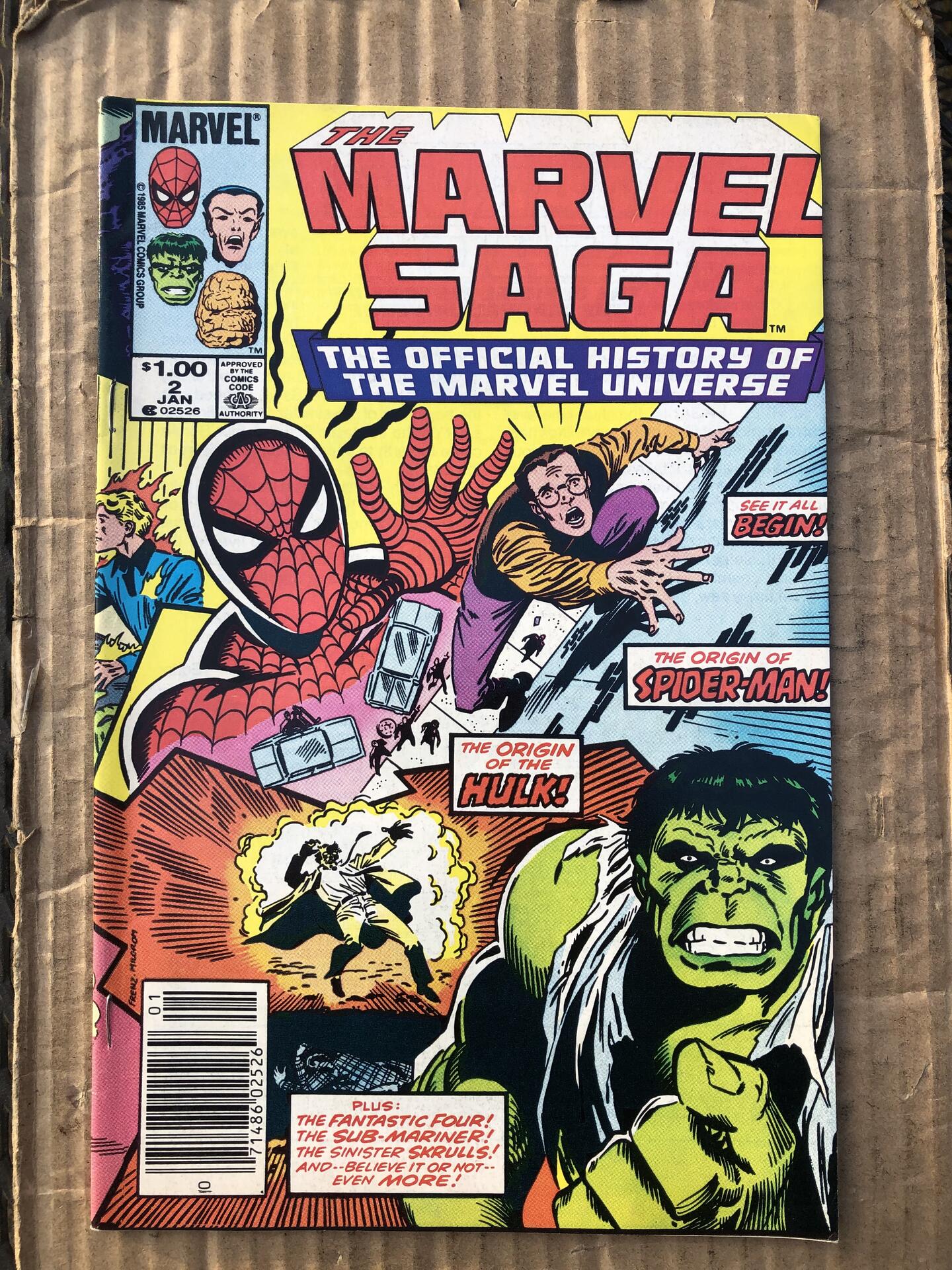 The Marvel Saga The Official History of the Marvel Universe #2 (1986 ...