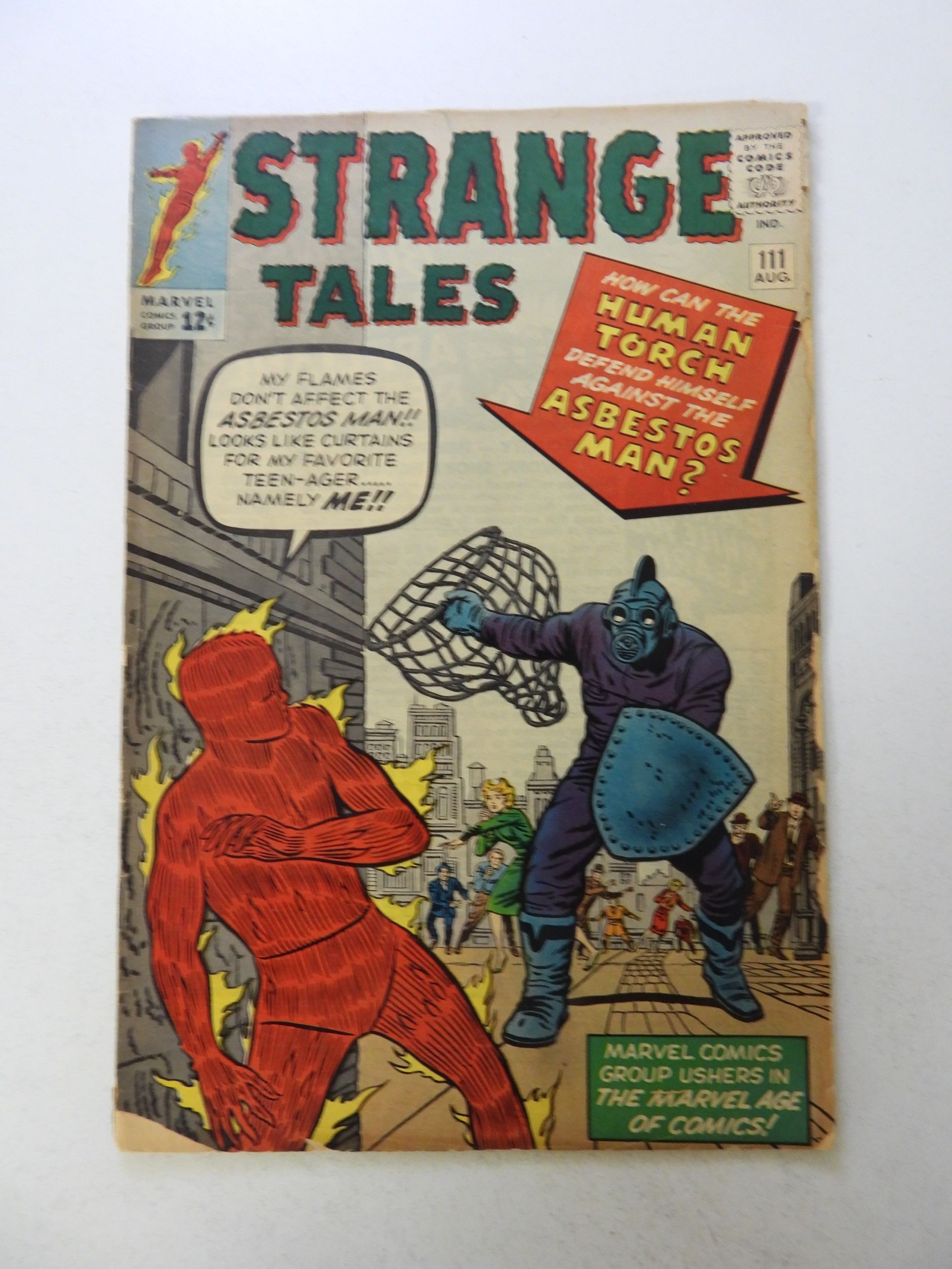 Strange Tales #111 (1963) GD/VG condition 1/2" spine split | Comic ...