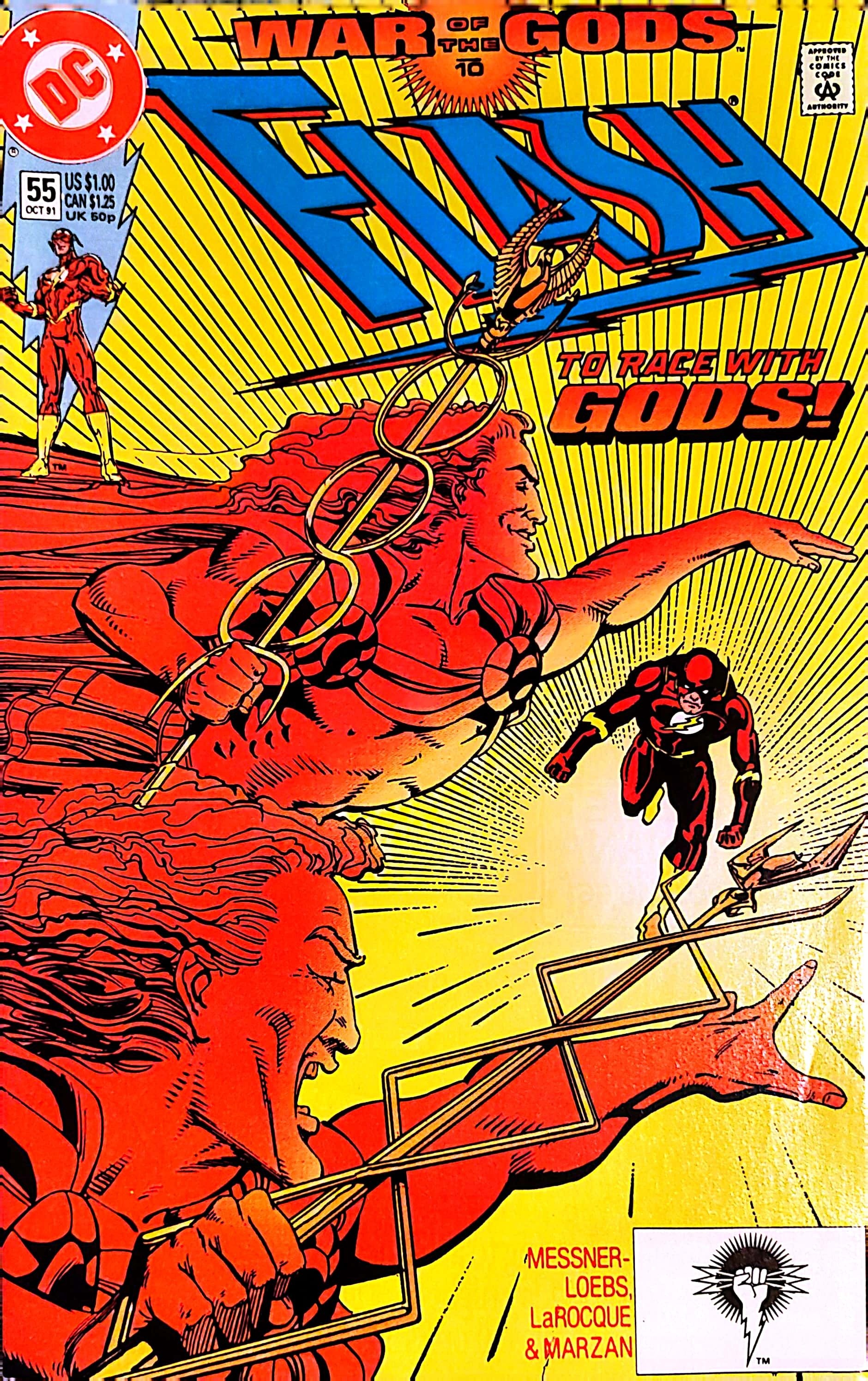The Flash #55 (1991) War Of The Gods Tie-In | Comic Books - Copper Age ...
