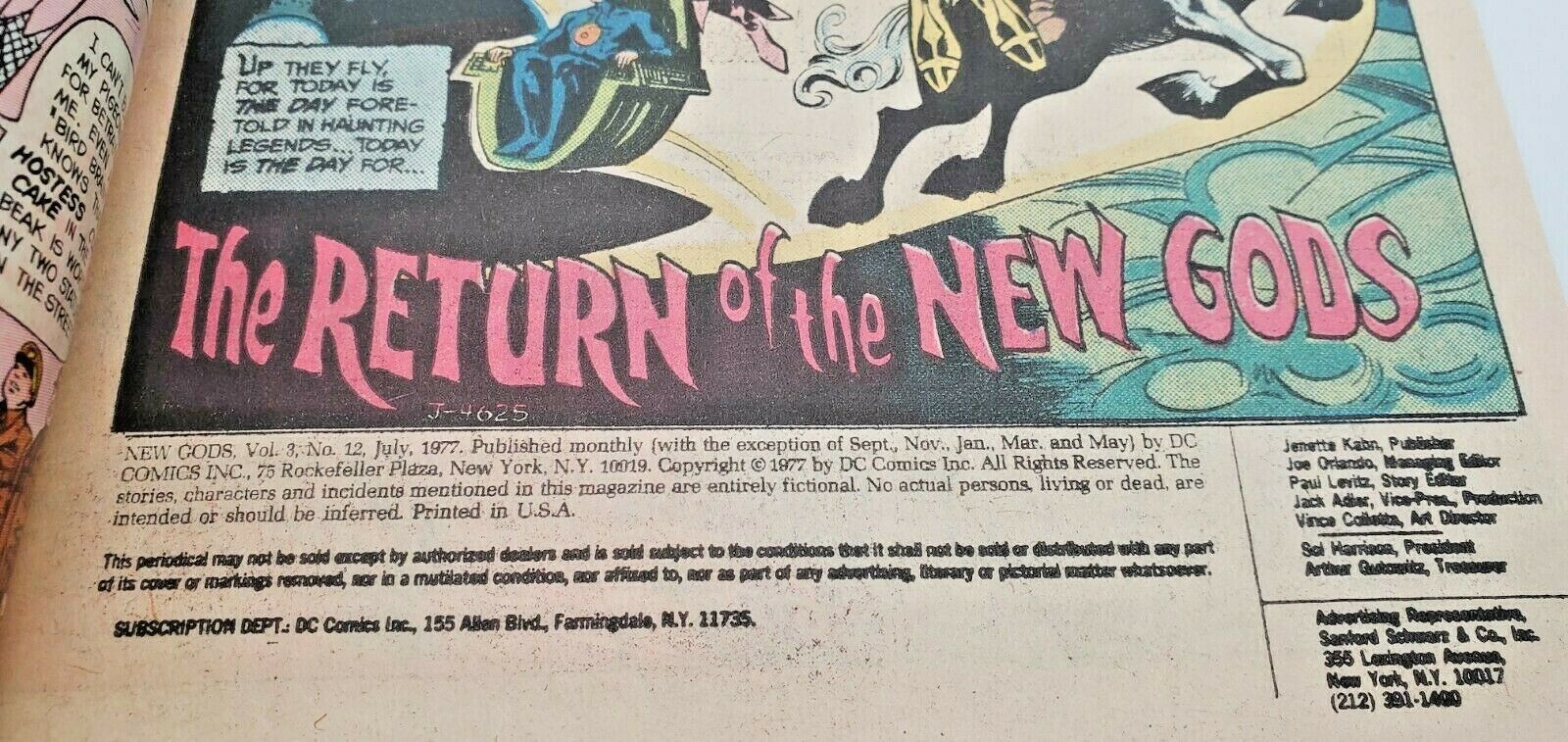 Return of the New Gods #12 ORIGINAL Vintage 1977 DC Comics | Comic ...