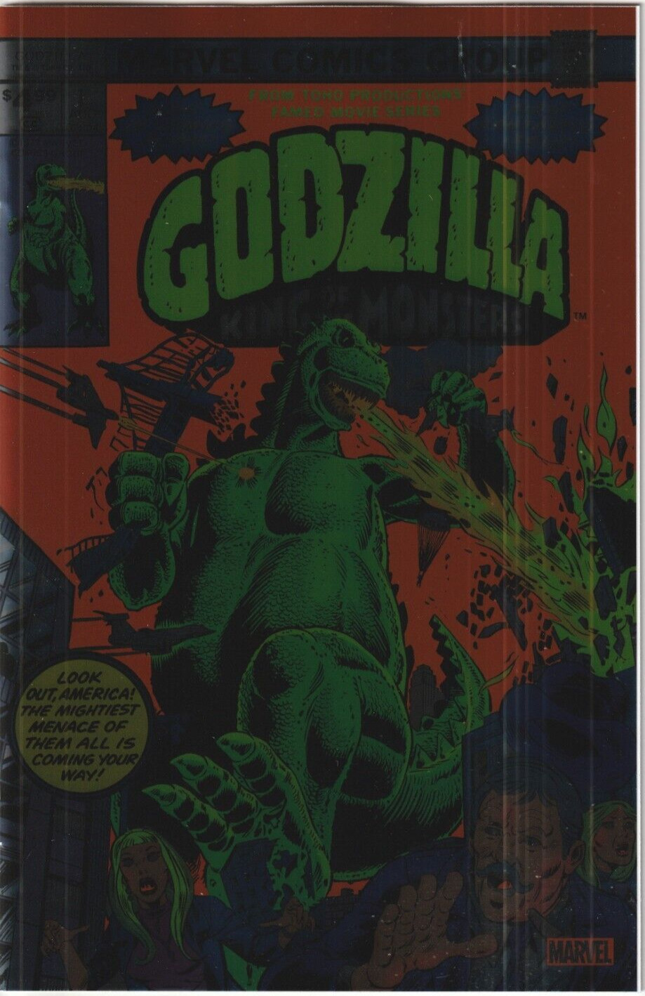 Godzilla # 1 Foil Facsimile Edition NM Marvel 2024 [Y8] | Comic Books ...