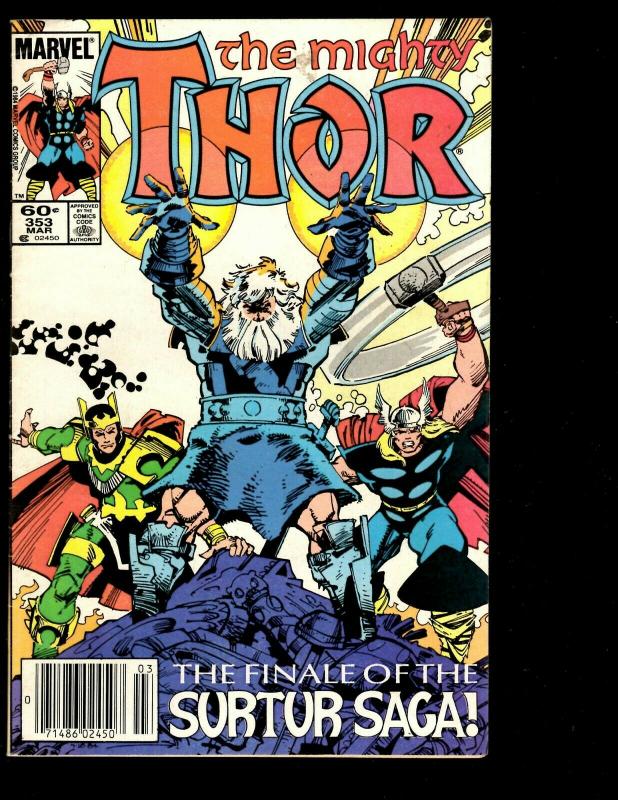 10 Thor Marvel Comics # 360 359 358 357 356 355 354 353 352 351 Spider ...