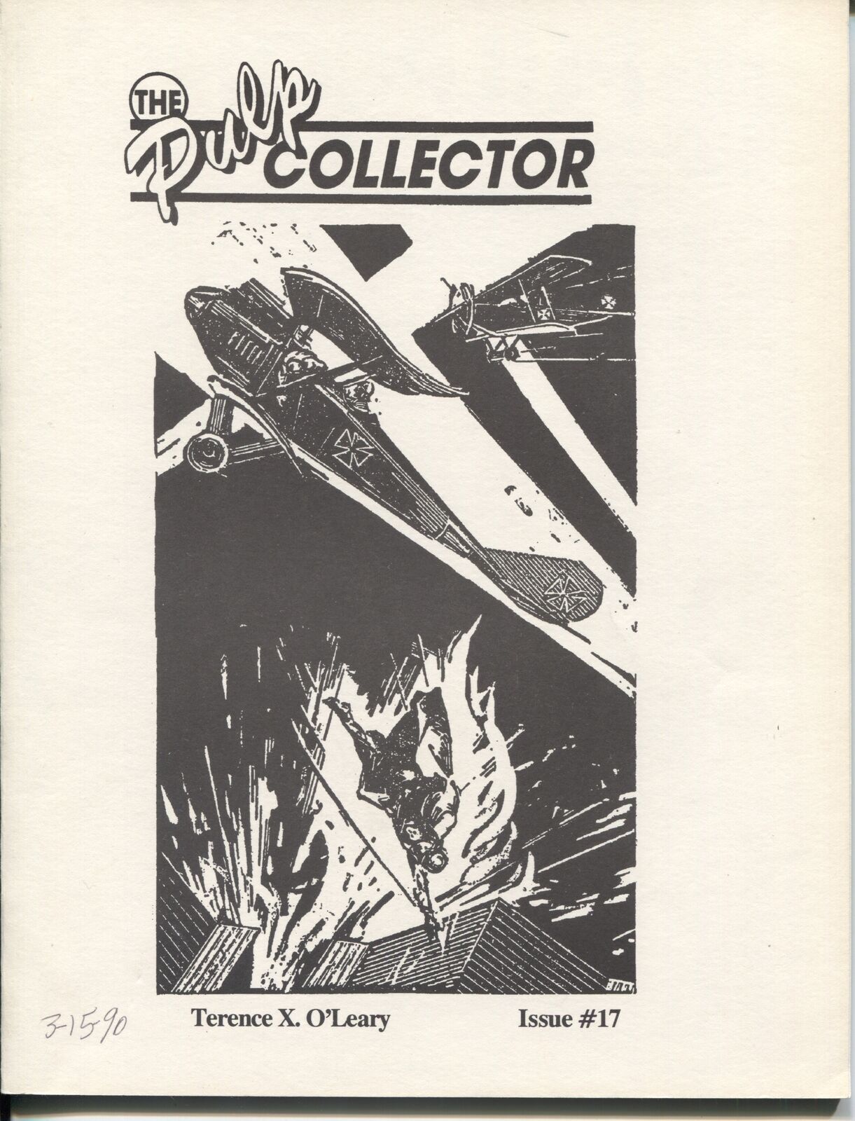 Pulp Collector #17 1990-Terence X. O'Leary checklist-50 rarest pulps-FN ...