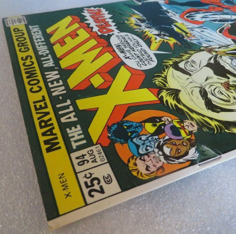 X-Men #94 VF- Key Issue New X-Men Begin Marvel Bronze Age Comic 1975 ...
