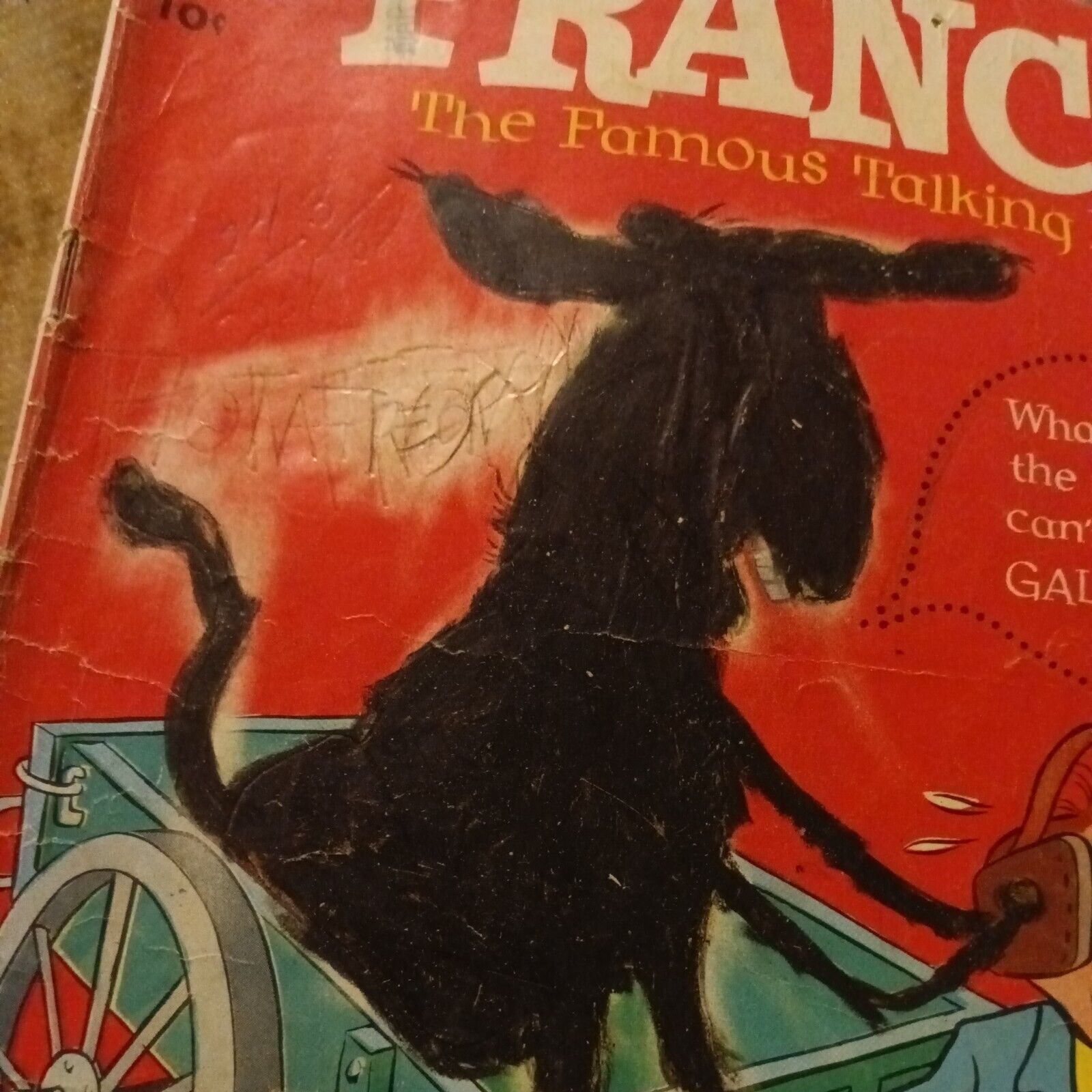 1953 Francis The Famous Talking Mule: Dell Comic Book #465-Four Color ...