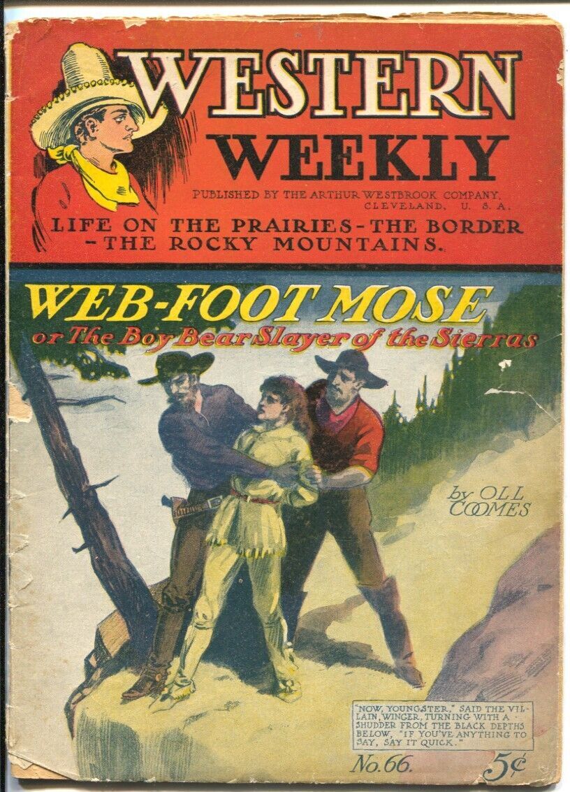 PULP: Western Weekly #66 1885-Web-Foot Mose-pulp fiction-VG | Comic ...