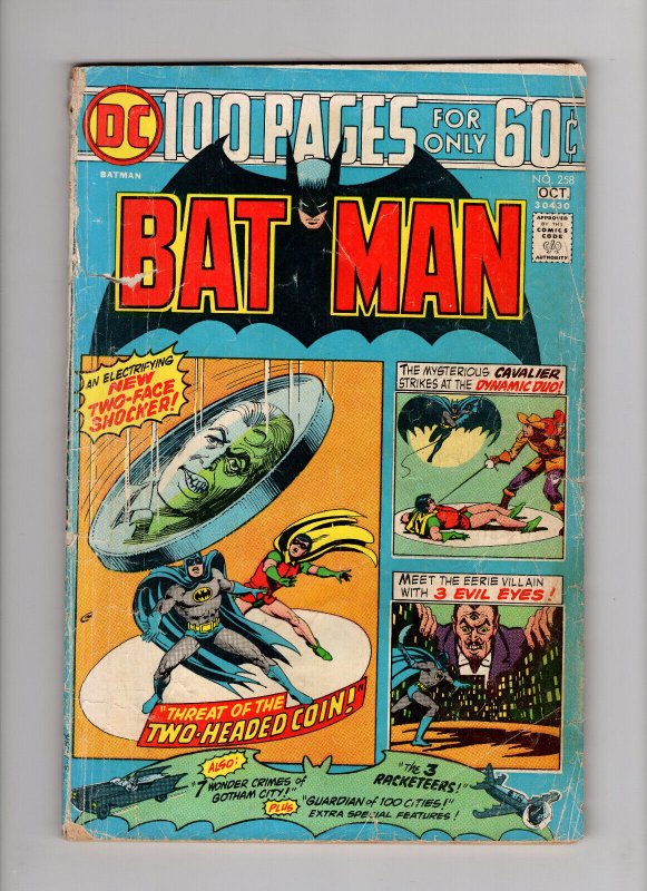 Batman #258 (1974, DC Comics) Low Grade READ | Comic Books - Bronze Age ...