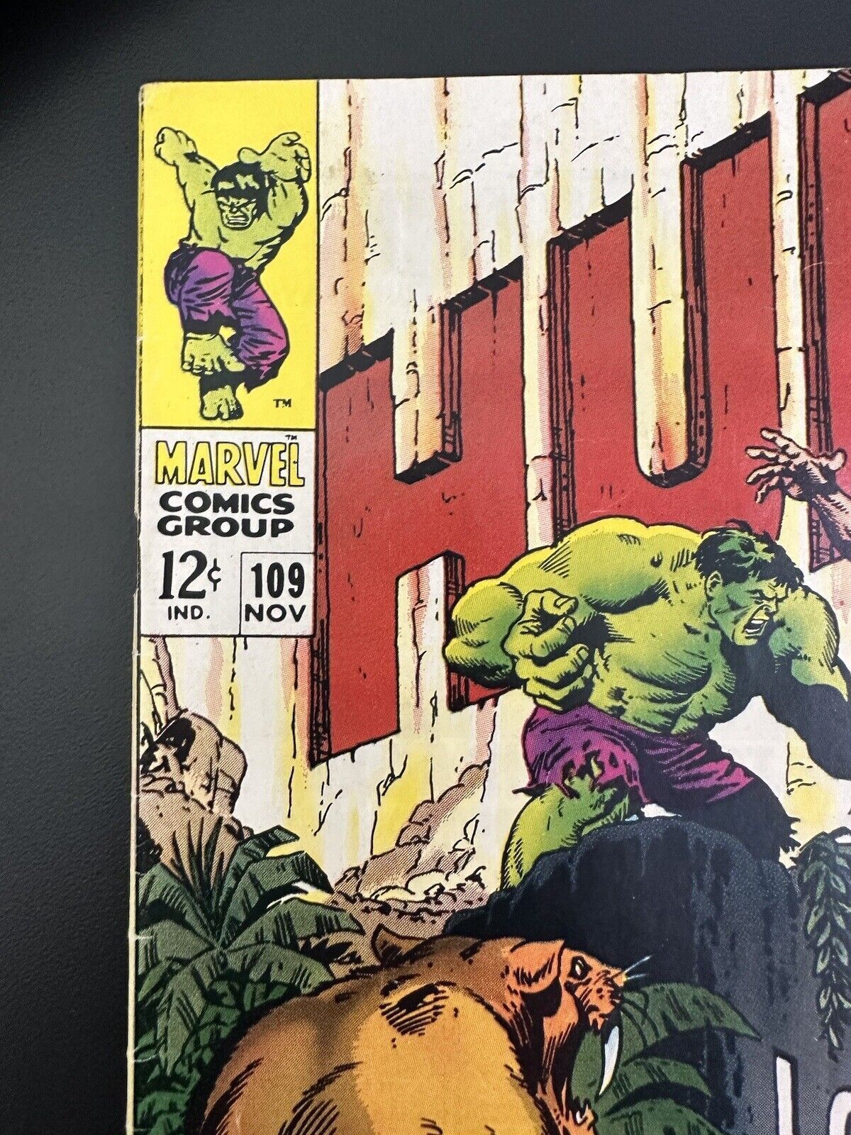 The Incredible Hulk # 109 FN+ “The Monster and the Man-Beast!” (Marvel ...