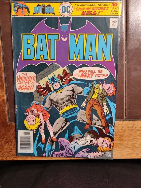 Batman #278 The Wringer Bronze Age DC Comics 1976 midgrade | Comic ...