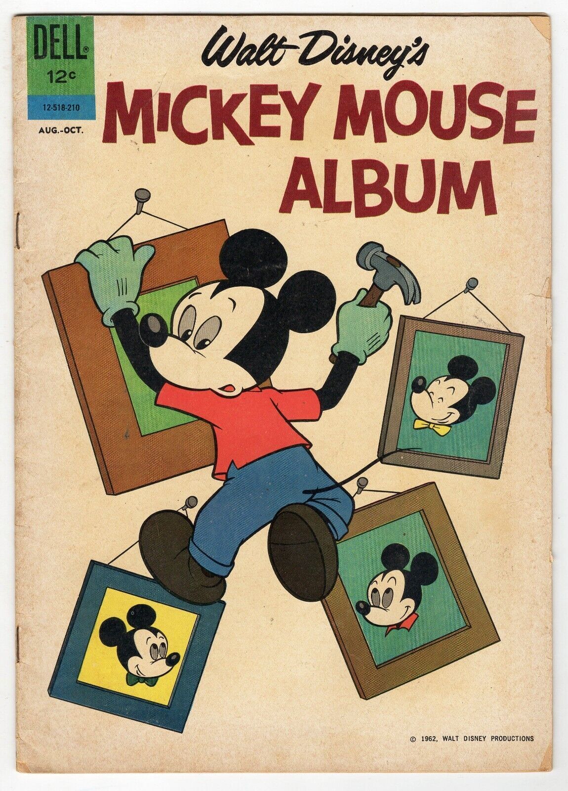 Mickey Mouse Album #1 VINTAGE 1962 Dell Comics Disney | Comic Books ...