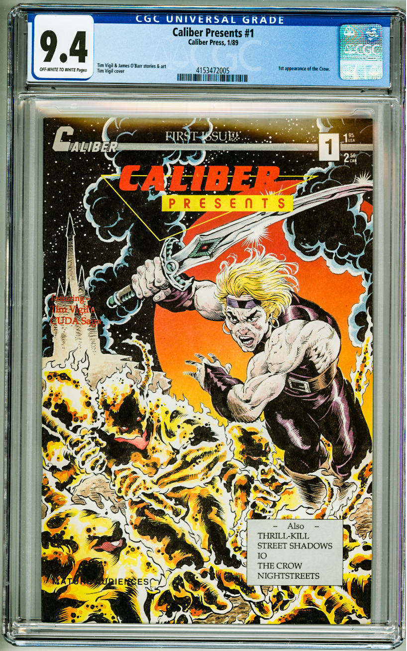 Caliber Presents #1 (1989) CGC 9.4! OWW Pages! 1st Appearance of the ...