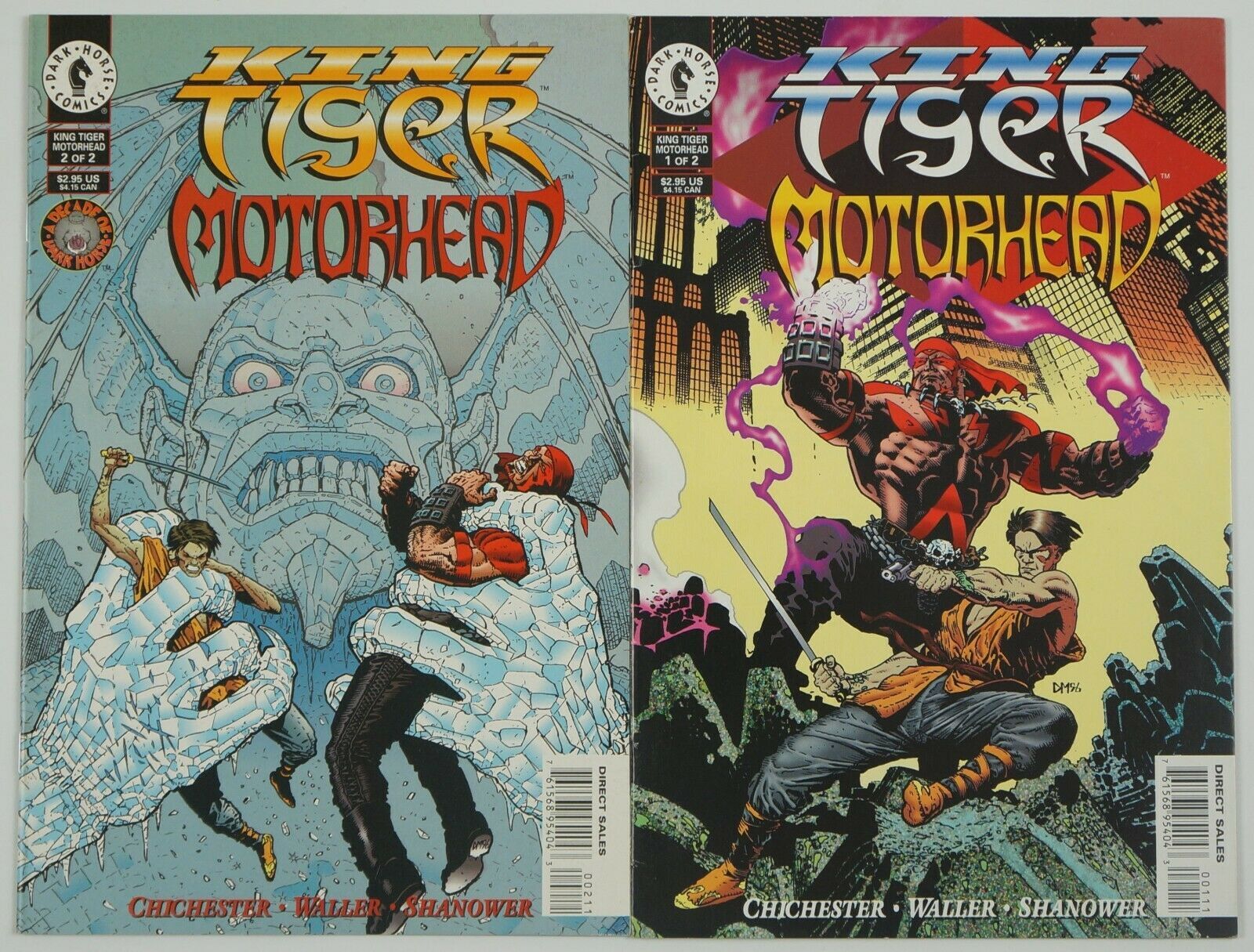 King Tiger & Motorhead #1-2 VF complete series - dark horse comics ...