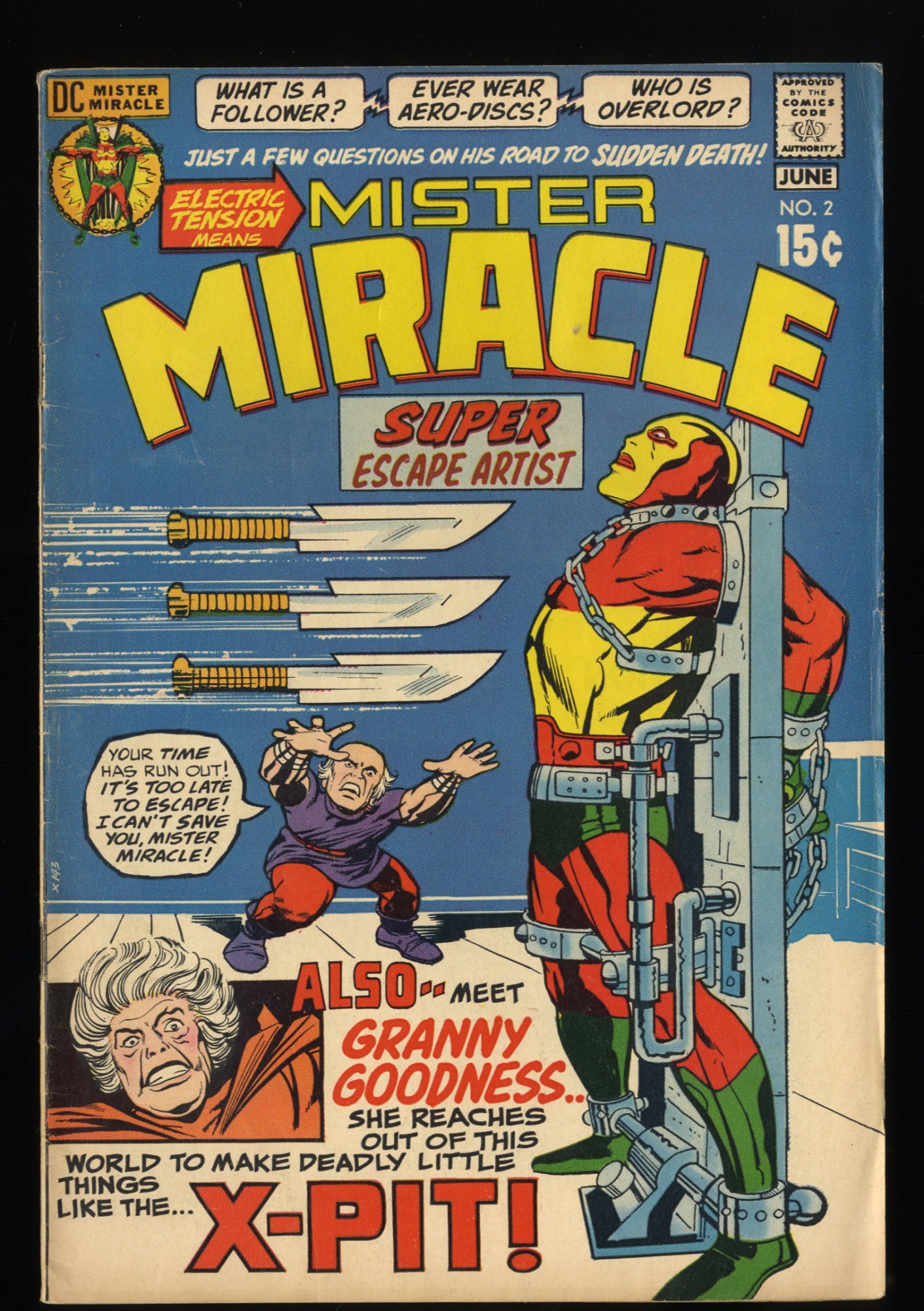 Mister Miracle (1971) #2 FN- 5.5 1st Appearance Granny Goodness ...