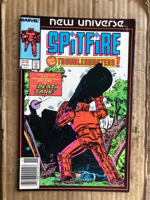 Spitfire and the Troubleshooters #2 (1986) | Comic Books - Copper Age ...