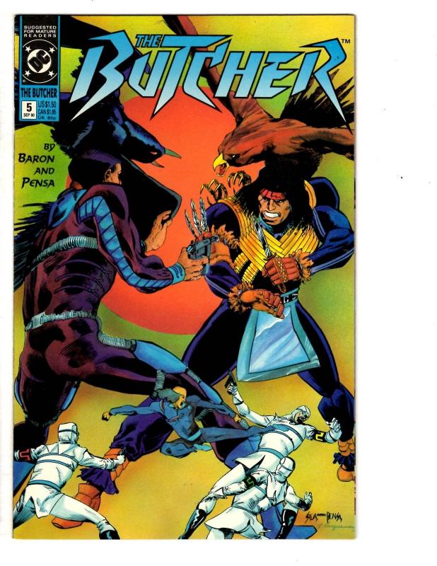 5 The Butcher DC Comic Books # 1 2 3 4 5 Limited Series Mike Baron ...