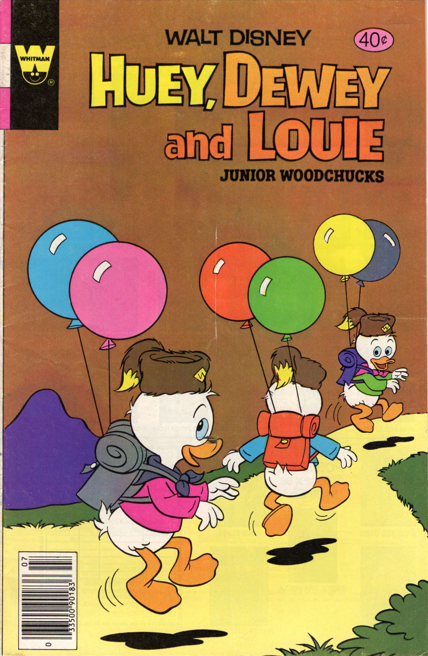Huey, Dewey, and Louie Junior Woodchucks #57A VG ; Gold Key | low grade ...