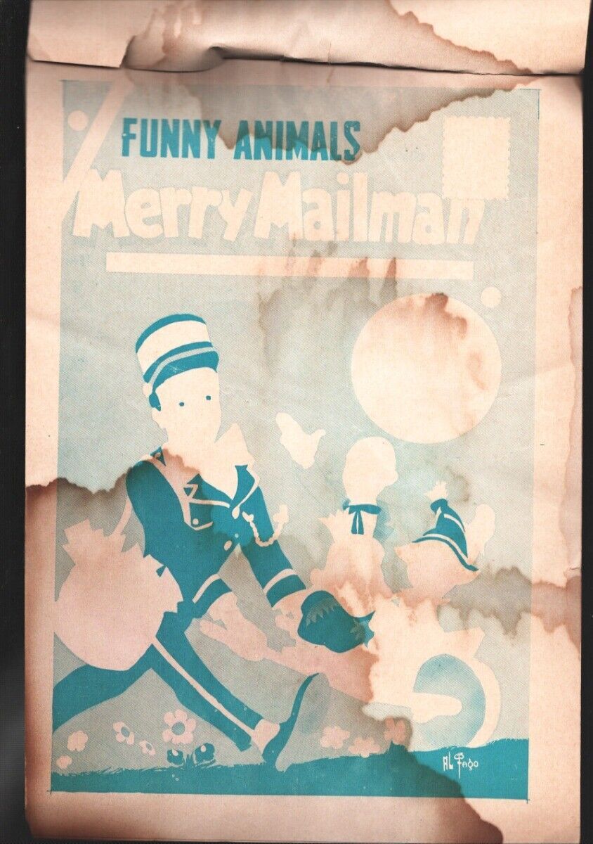 Funny Animals Presents Production Art & Color Separations #5 1956 ...