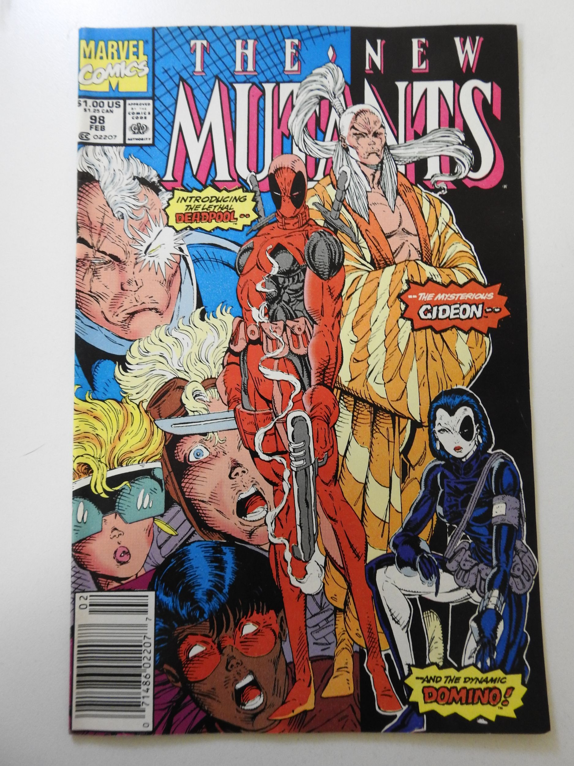 The New Mutants #98 (1991) FN Condition! 1st Appearance of Deadpool ...