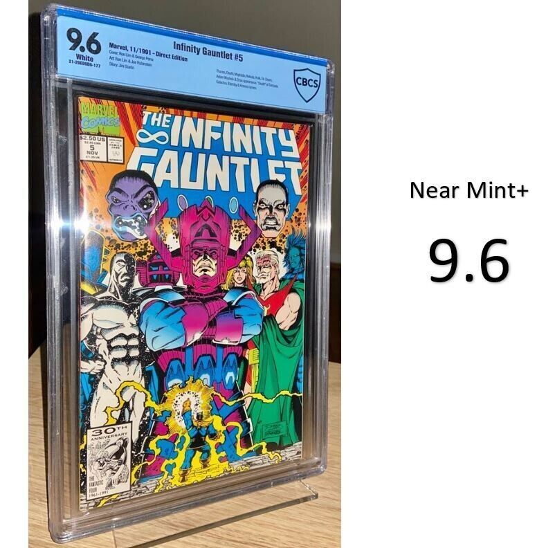 Infinity Gauntlet #5 - Key & 1st full app. of Master Hate! CBCS 9.6 ...