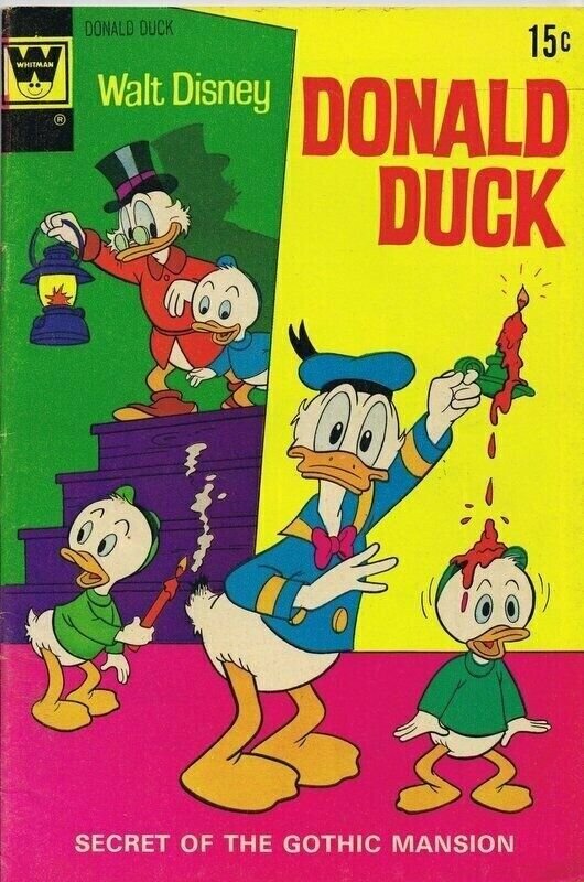 Donald Duck #144 ORIGINAL Vintage 1972 Whitman Comics Secret of Gothic ...