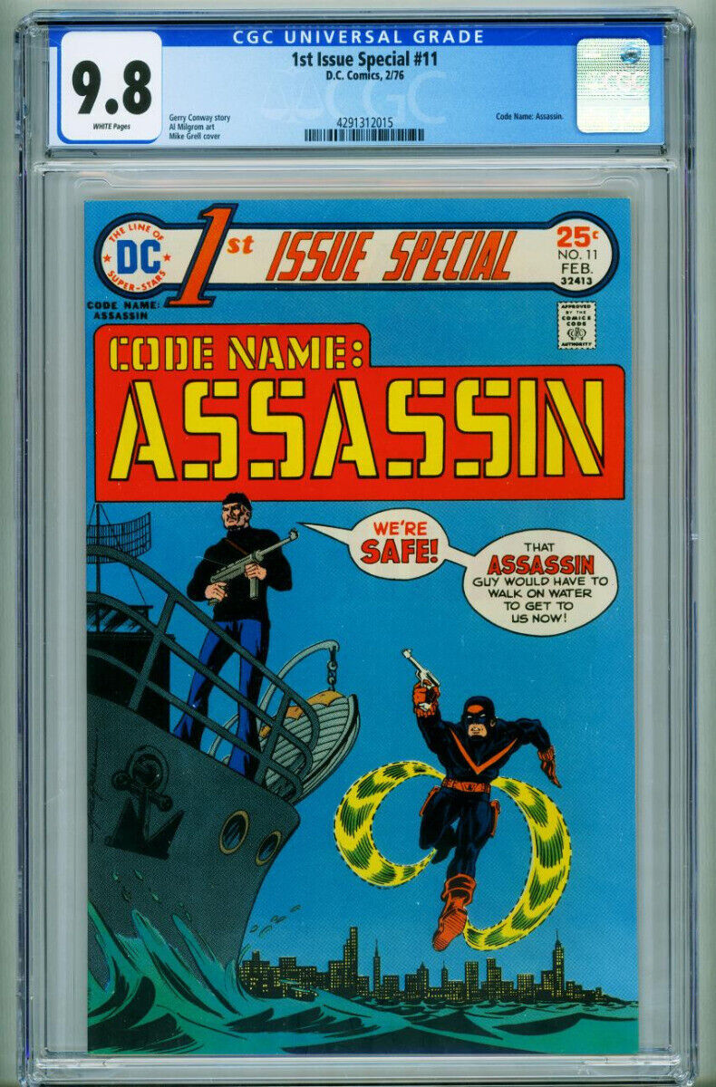 1st Issue Special #11 CGC 9.8-Code Name Assassin-Comic Book 4291312015 ...