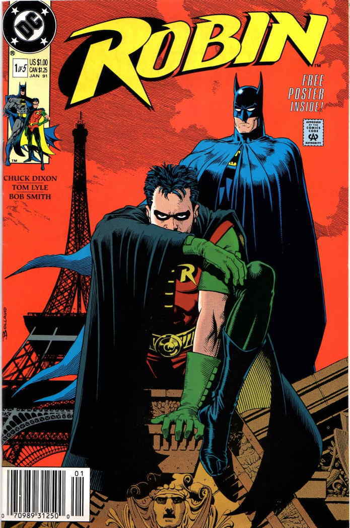 Robin (Mini-Series) #1 (Newsstand) FN ; DC | With Poster Chuck Dixon ...