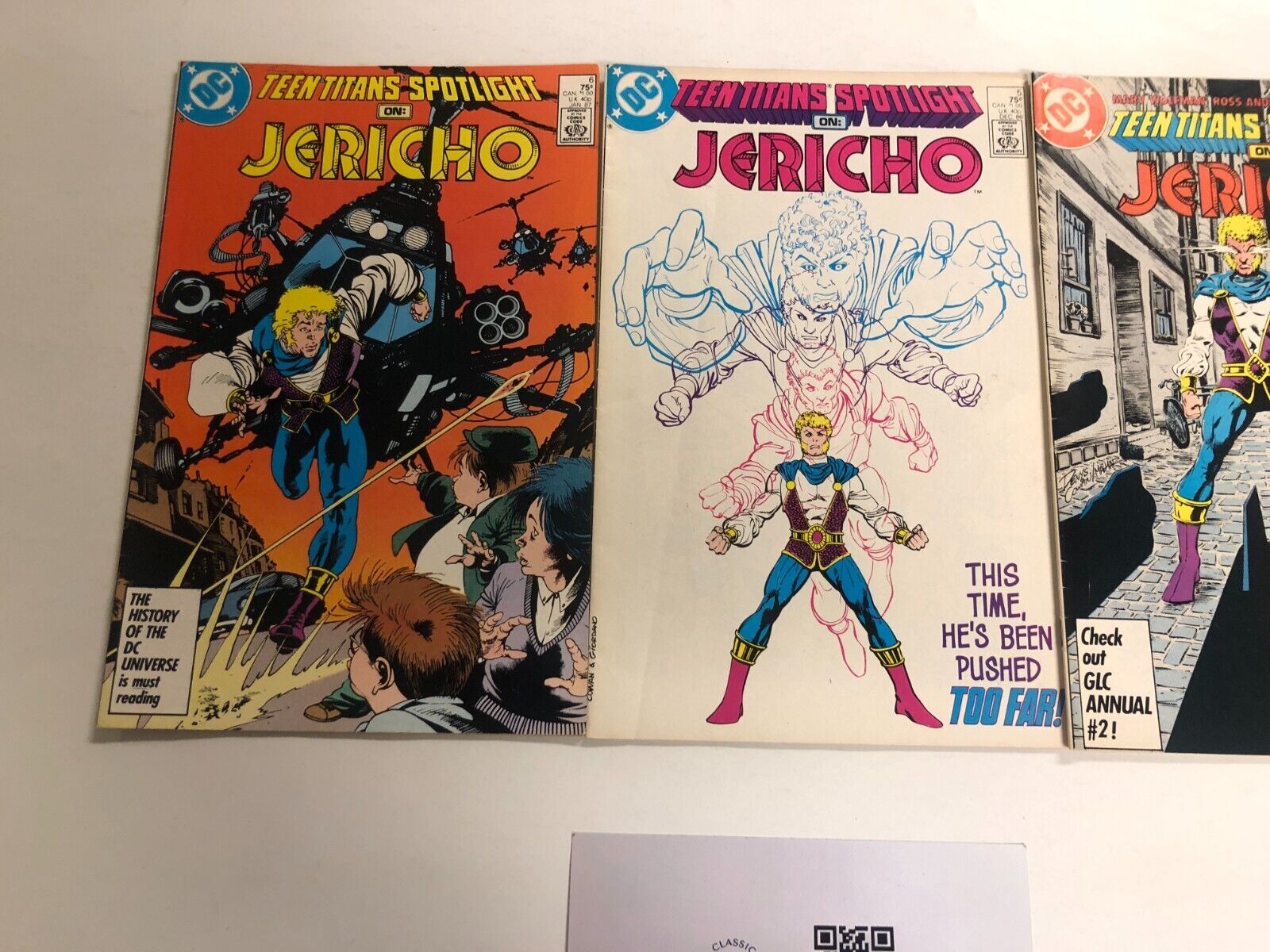 3 Teen Titans Spotlight Jericho DC Comics Books #4 5 6 Wolfman 67 JW4 | Comic Books - Modern Age ...